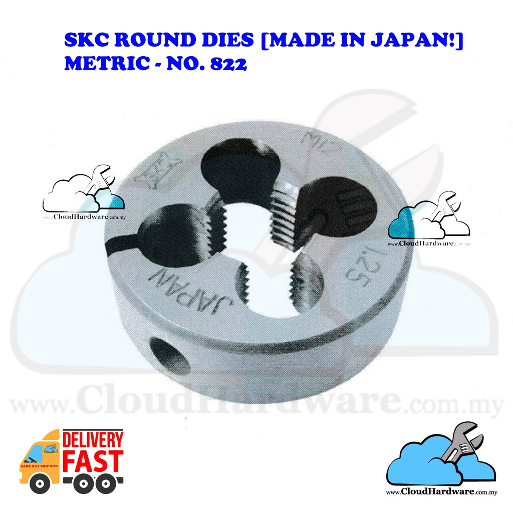 METRIC SKC M22-M25 ROUND DIES [MADE IN JAPAN!] NO. 822 SKC 100% ORIGINAL!!! [RDSMXXXX-X ...
