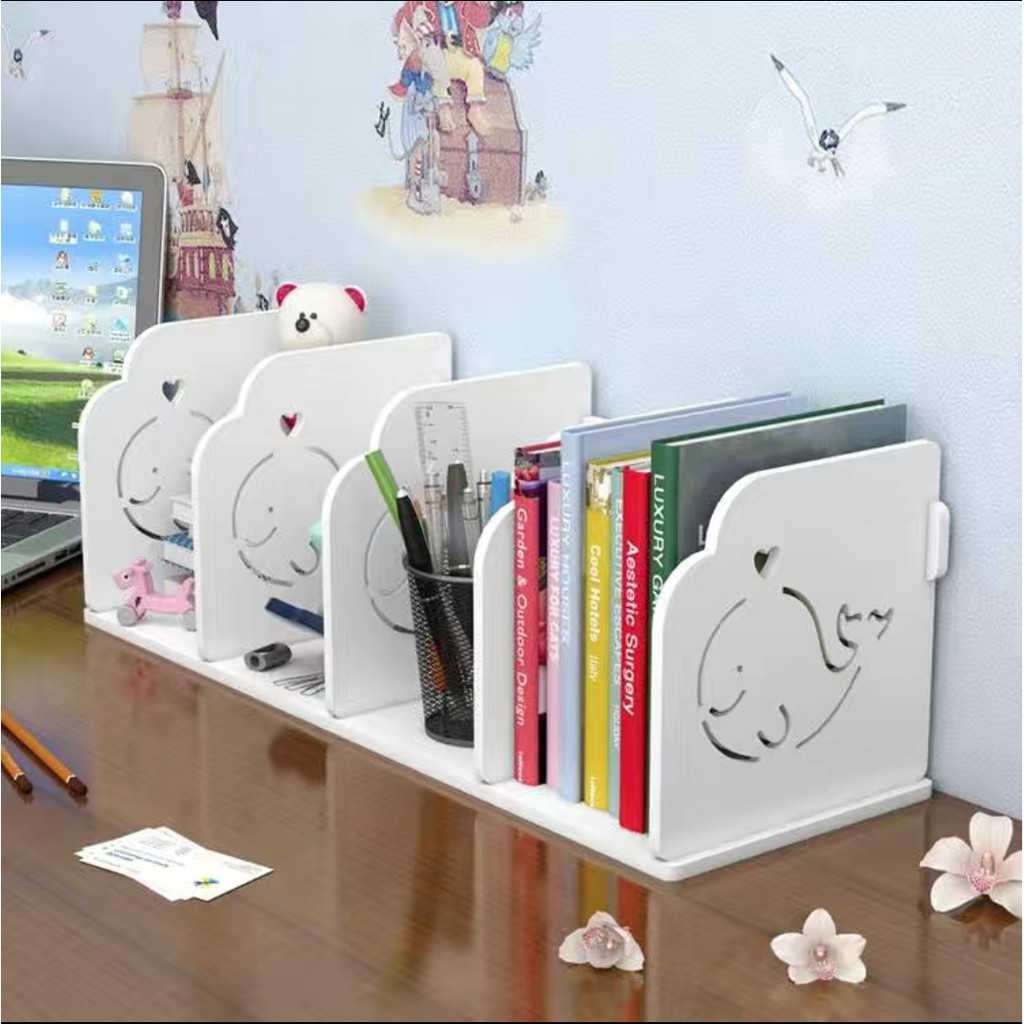 【Ready Stock】Table Top Book Shelf/Holder/Organizer For Office/Home ...