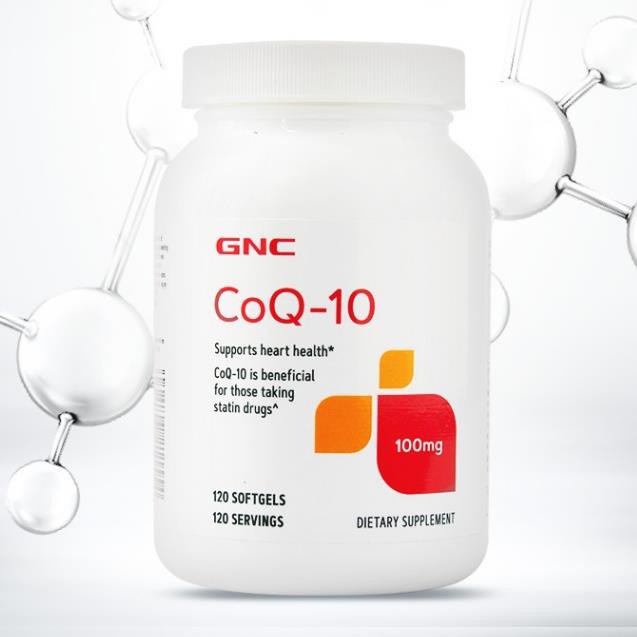GNC Coenzyme Q10 Nutritional Soft Capsules 100mg*120 Capsules/Bottle ...