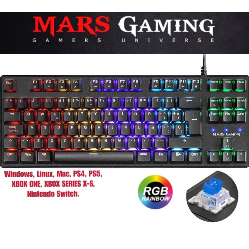 🔥ORIGINAL🔥Mars Gaming Keyboard MKXTKLRGB | Shopee Malaysia