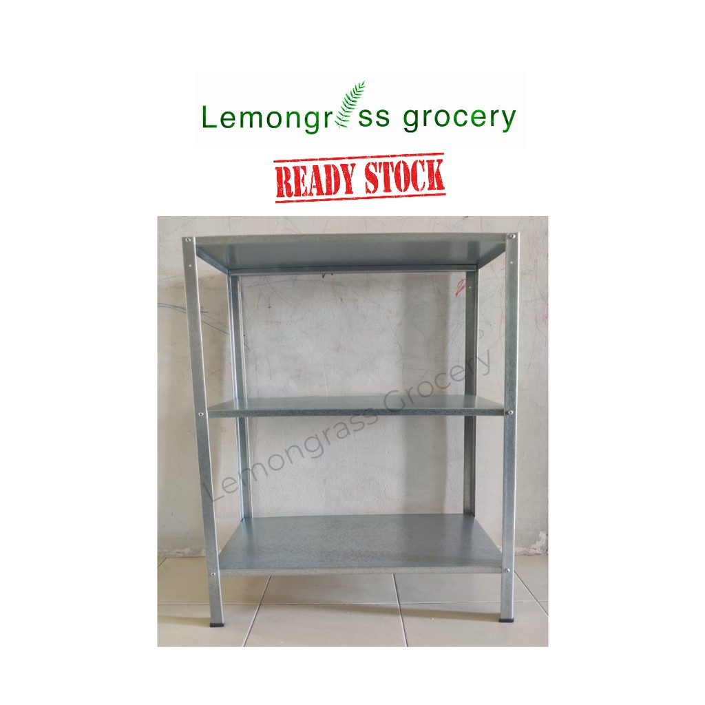 Rak Besi Steel Shelf 3 Tier | Shopee Malaysia