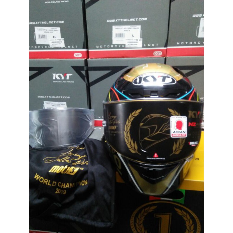 KYT NZ-RACE FULLFACE HELMAT LIMITED EDITION LORENZO DALLA PORTA (SIZE XXL) | Shopee Malaysia