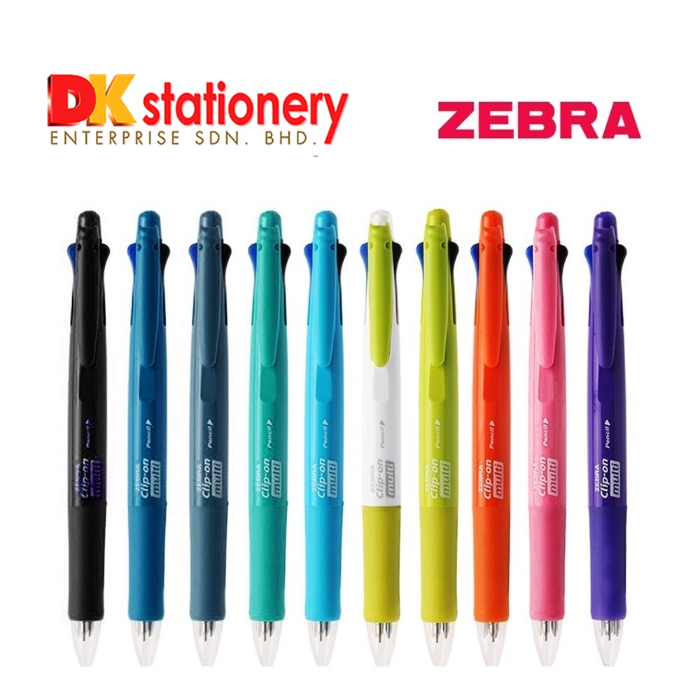 Zebra 5 IN 1 Clip-on Multi Pen I B4SA1 | Shopee Malaysia