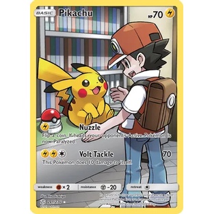 Pikachu / 241/236 / English Cosmic Eclipse (Pokemon TCG) | Shopee Malaysia