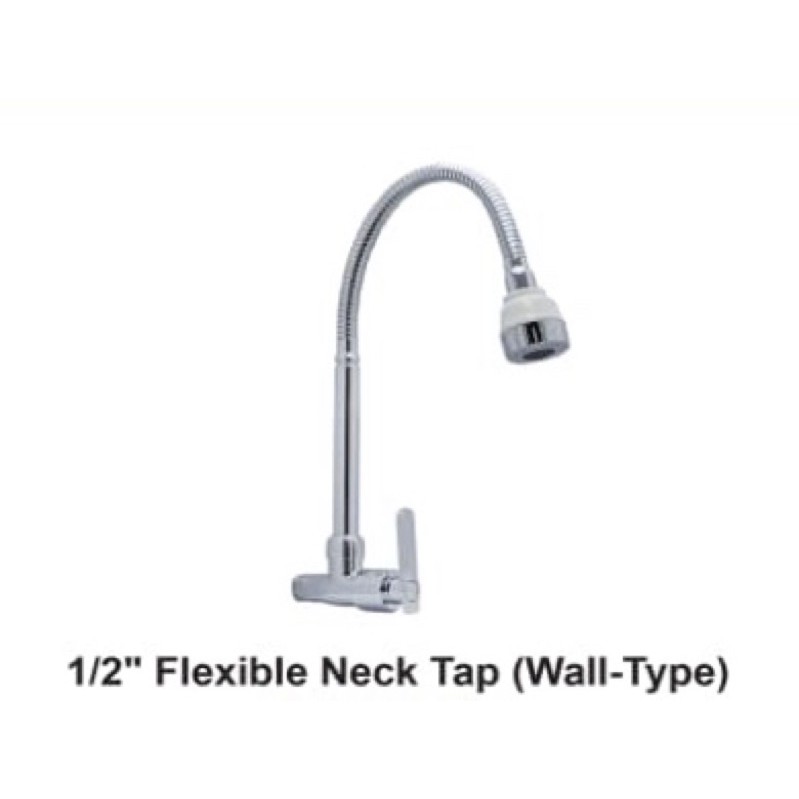 1/2" Flexible Sink Tap (Wall Type) | Shopee Malaysia