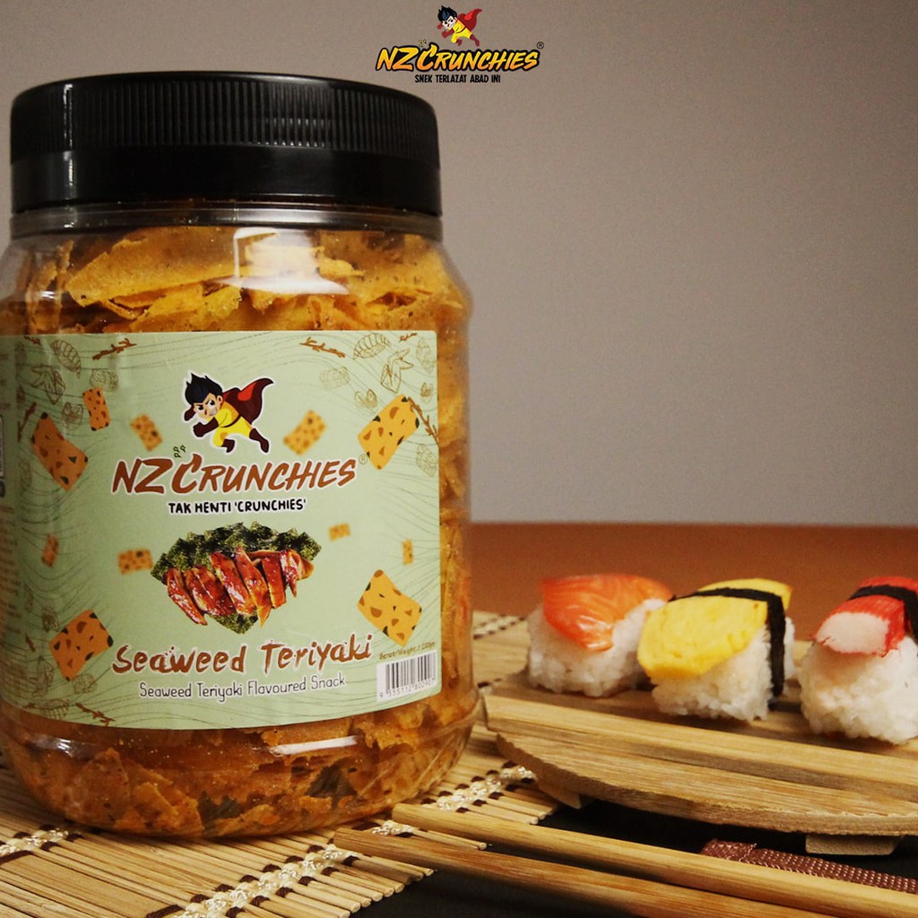 NZ CRUNCHIES SNACK SALTED EGG CHEESE KOREAN BBQ ROTI BAKAR COKLAT MILKY ...