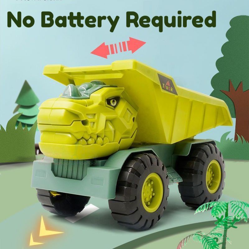 Dino Construction Vehicles Toys [ LARGE ] Jurassic Kids Dinosaur ...