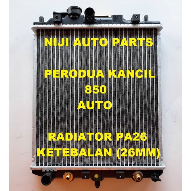 Radiator Perodua Kancil 850 Auto Tangki Air Kereta Ketebalan PA26 ...