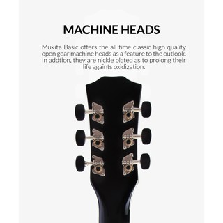 [GITAR KIDAL] Mukita by BLW Left Handed Beginner 38 Inch Acoustic ...