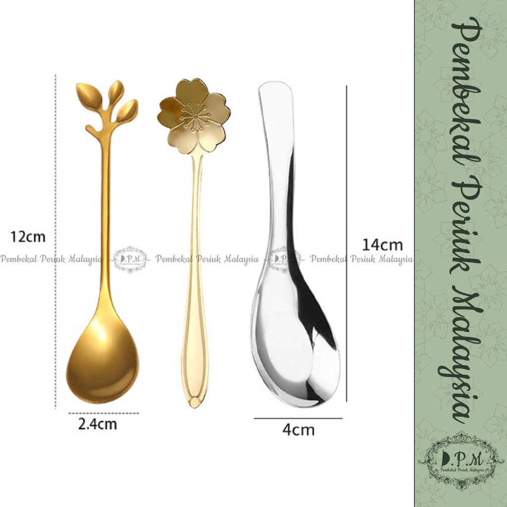 Stainless Steel Spoon/Tea Spoon/Soup Spoon / Sudu Kecil/Sudu Soup ...