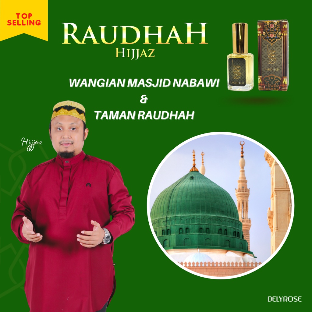 RAUDHAH HIJJAZ Perfume Minyak Wangi Raudah Oud Original Madinah Mesra ...