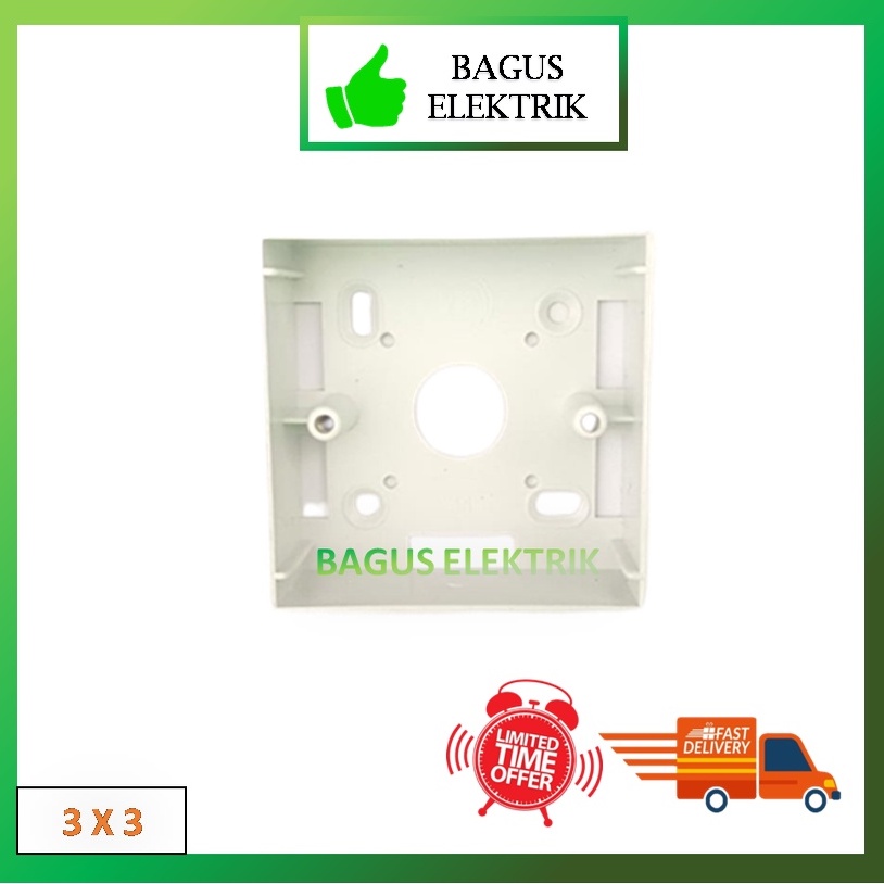 PVC BOX SURFACE TYPE NUT BOX / ELECTRICAL BOX / SWITCH BASE BOX ...