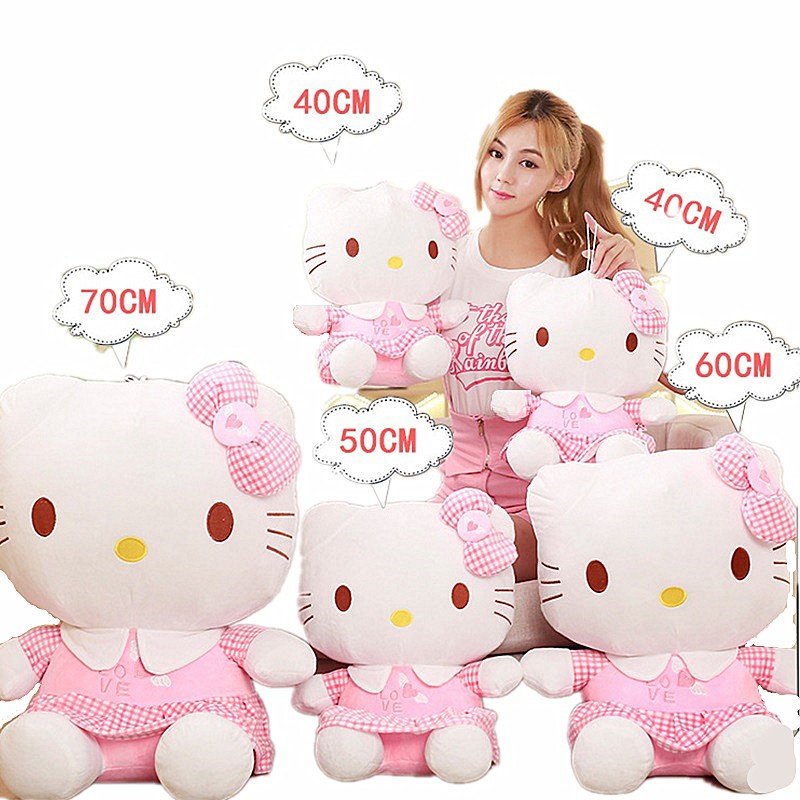 Genuine Hello kitty doll plush toys adorable Hello Kitty dolls, girls ...