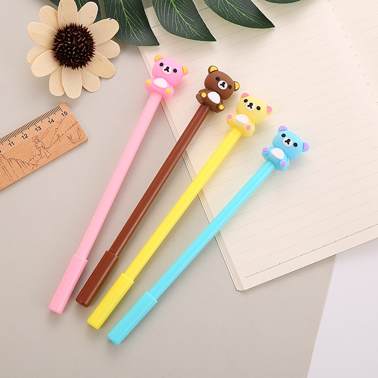 SS Bear Carton Animal Ball Point Cute Pen Stationery Children Student ...