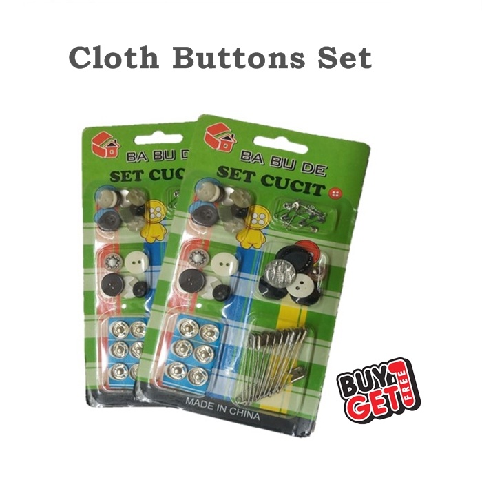 MALAYSIA: SET ALATAN JAHITAN BUTANG/ KACING SMART/ Set Butang Kain ...