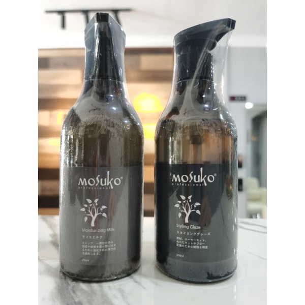 Oily Hair Styling Gel/Mosuko Styling Glaze/ Mosuko Moisturizing Milk ...