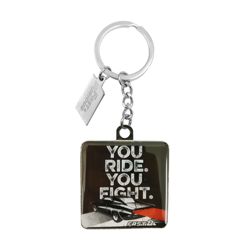 [GENUINE] Fast and Furious 8 Square Keychain (C) | Shopee Malaysia