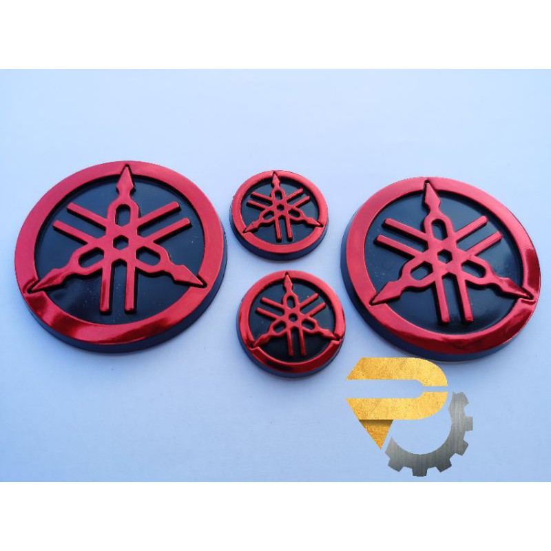 Yamaha Y15 V1 V2 emblem Logo Set Gold / Silver / Red | Shopee Malaysia
