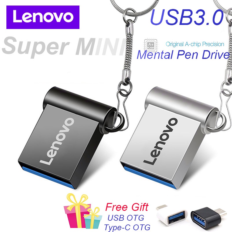Pen Drive Lenovo Mini USB Flash Drive 1TB 2TB 128GB 256GB 512GB High ...