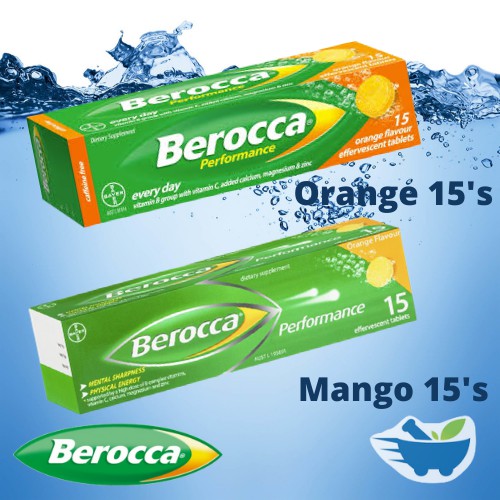 Berocca Effervescent Tablets Orange/Mango (15's/24's/30's) | Shopee Malaysia
