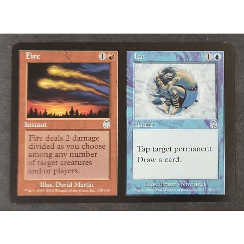 Magic The Gathering : Fire / Ice Uncommon Apocalypse card. | Shopee ...