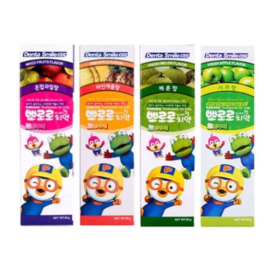 Pororo Korea Kids Low Fluoride Toothpaste x4 | Shopee Malaysia