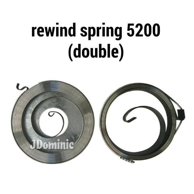MESIN KAYU Rewind spring 5200 5800 double chainsaw mini small per ...