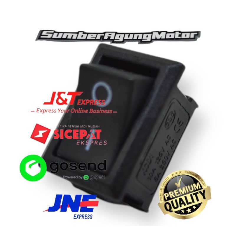 TOMBOL 2 PIN SWITCH ON OFF SWITCH 2 FOOT ON OFF BUTTON | Shopee Malaysia