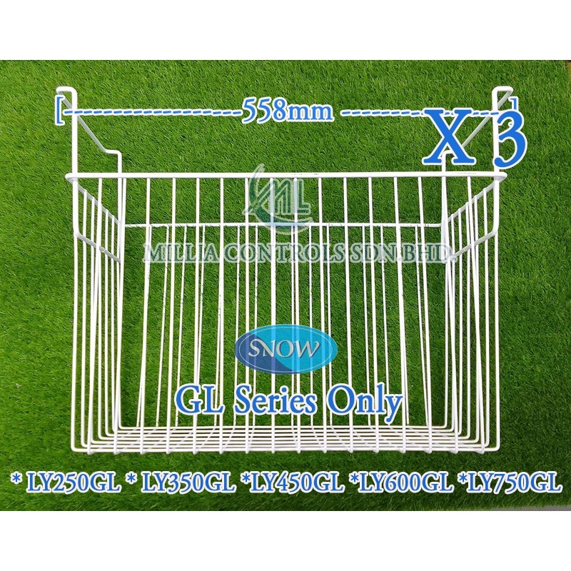 3 Pcs Interior Basket for SNOW Freezer GL Series (LY250GL / LY350GL ...