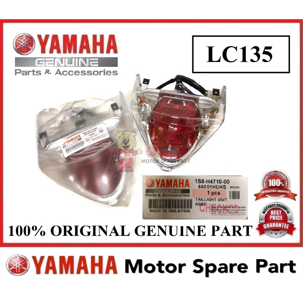 (100% ORIGINAL) YAMAHA LC135 V1 TAIL LAMP ASSY // 1S8-H4710-00 LAMPU BELAKANG EKOR TAILLAMP ...