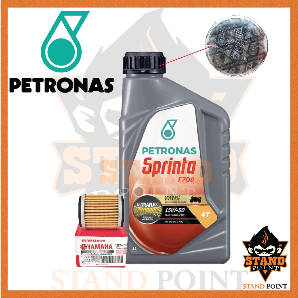 Petronas Sprinta F700 Semi Synthetic F900 FULLY Motor ENGINE Oil 15W-50 ...