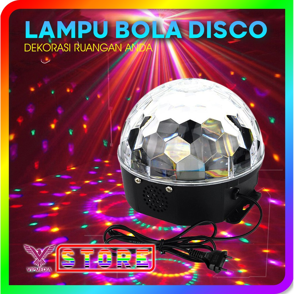 Crystal MAGIC BALL 20W DISCO PROJECTOR BALL LIGHT - AC20 | Shopee Malaysia