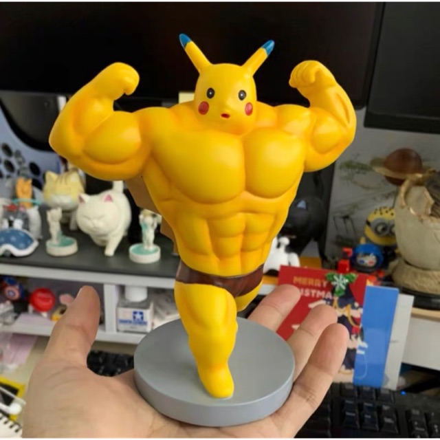 Pokemon model: muscle pikachu version pokemon figure | Shopee Malaysia