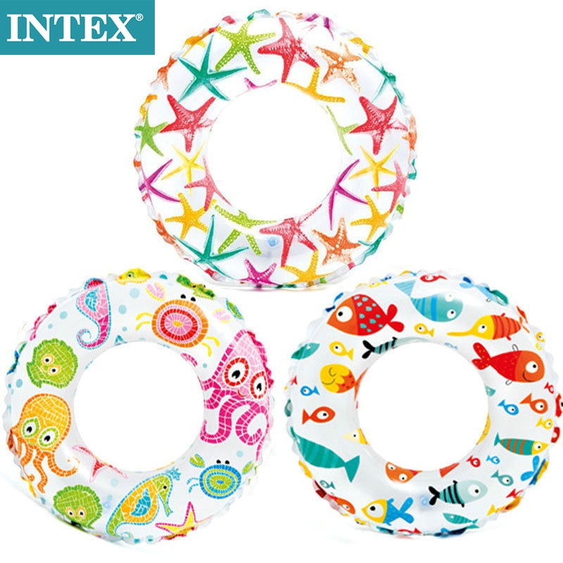 60cm Children Swimming Ring Swimming Pool Kids Float Terapung Pelampung Kolam Renang 儿童游泳圈 ...