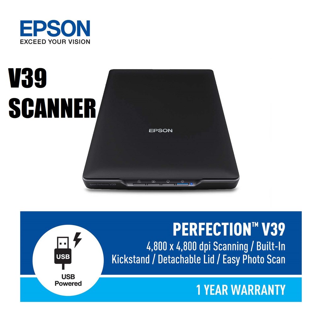 Epson Perfection V39 Flatbed Scanner | Shopee Malaysia