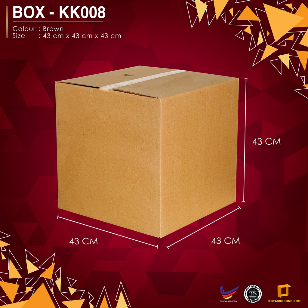 KK008 - Packaging Box Carton Box Packing Box Paper Boxes Kotak | Shopee ...