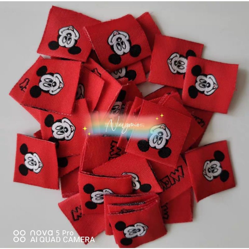 Ready Made Clothes Woven Labels 10pcs /set Cute Colourful Cartoon ...