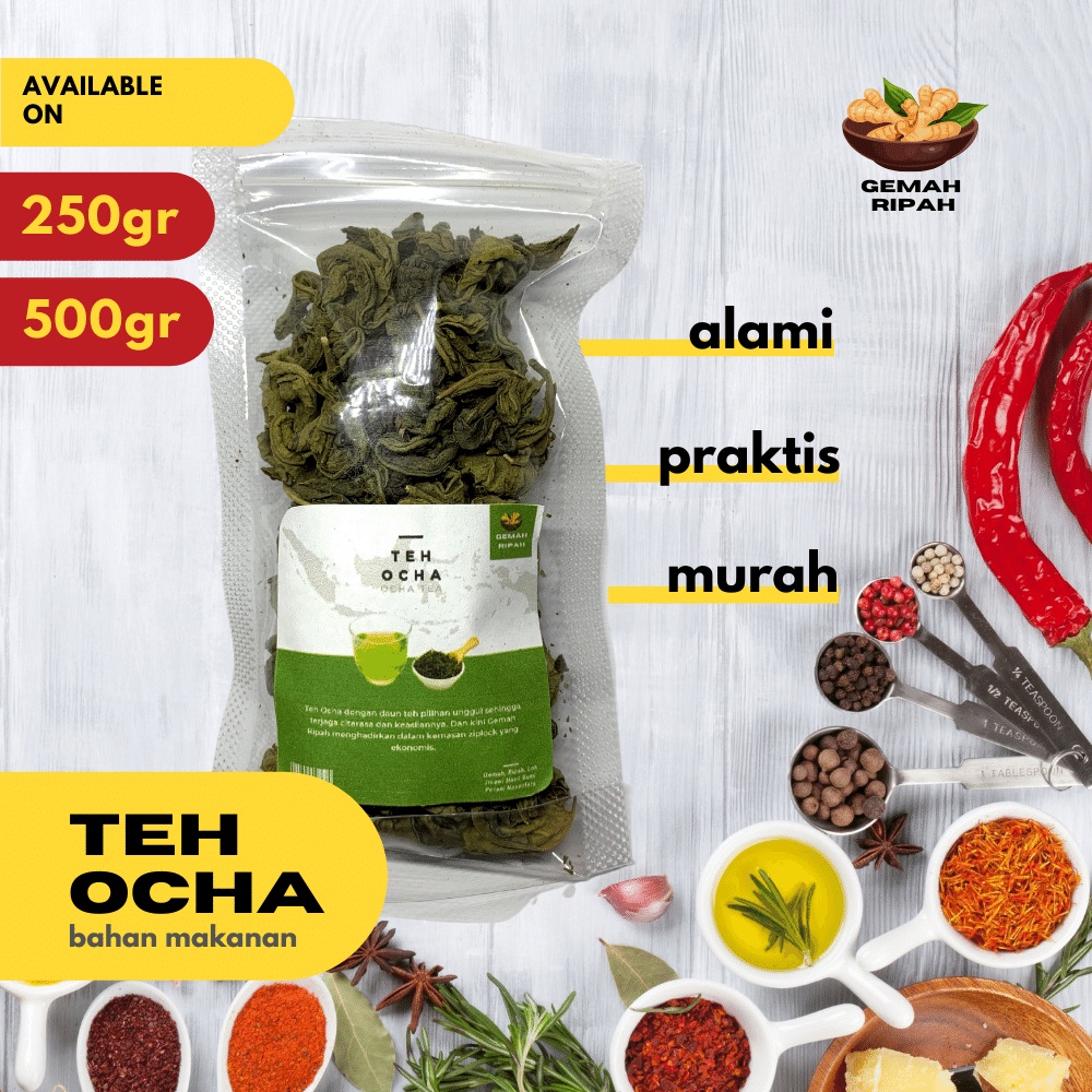 HIJAU Dried Ocha Tea 250gram 500gram 1kg Premium Dried Ocha Tea ...