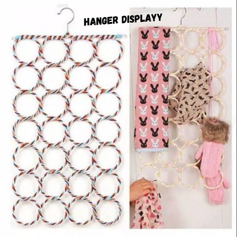 Hijab Hanger Organizer Ring Round Round Scarf Veil Hanging Rack | 28 ...