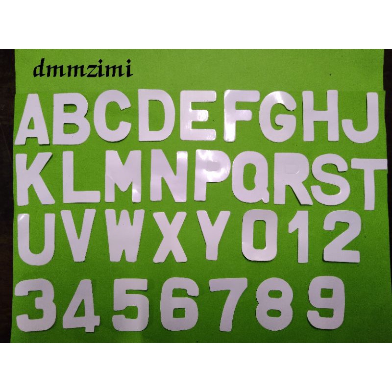 nombor plat motorsikal/number plate motorcycle sticker/nombor stiker ...