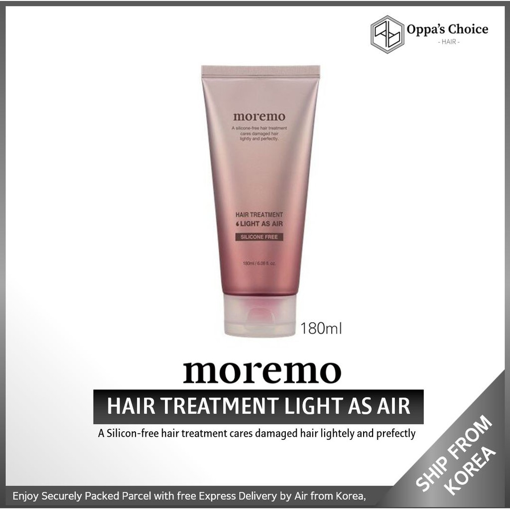 🇰🇷 [Ready to ship/NEW] MOREMO HAIR TREATMENT LIGHT AS AIR 180 ml | Shopee Malaysia