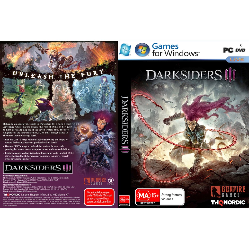 Darksiders III PC GAME [Offline INSTALLATION] | Shopee Malaysia