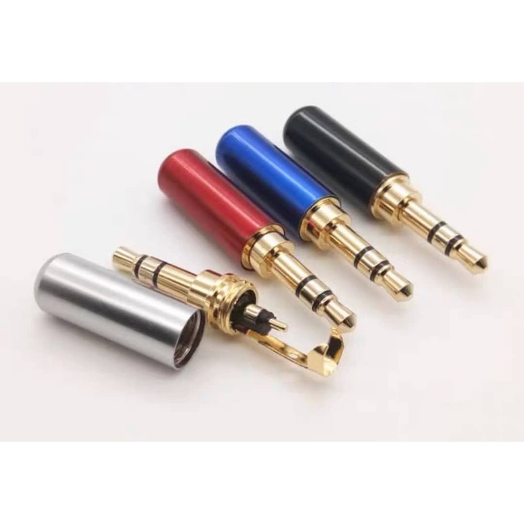 Gold Plated 3.5mm Male Stereo Mini Jack Plug | Shopee Malaysia