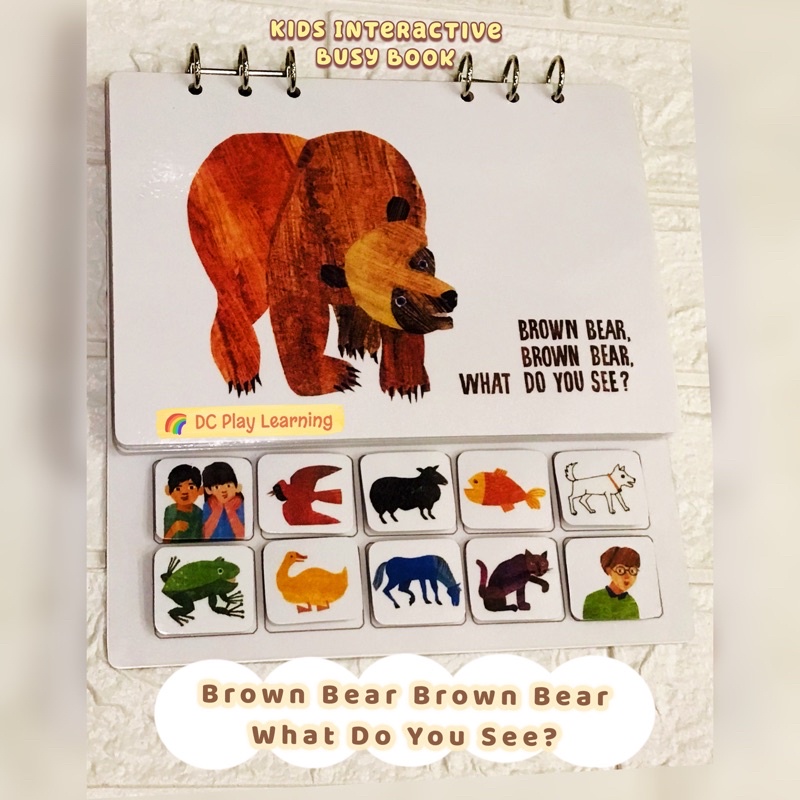 Premium Quality Children Busy Book | Brown bear Brown bear | Activity ...
