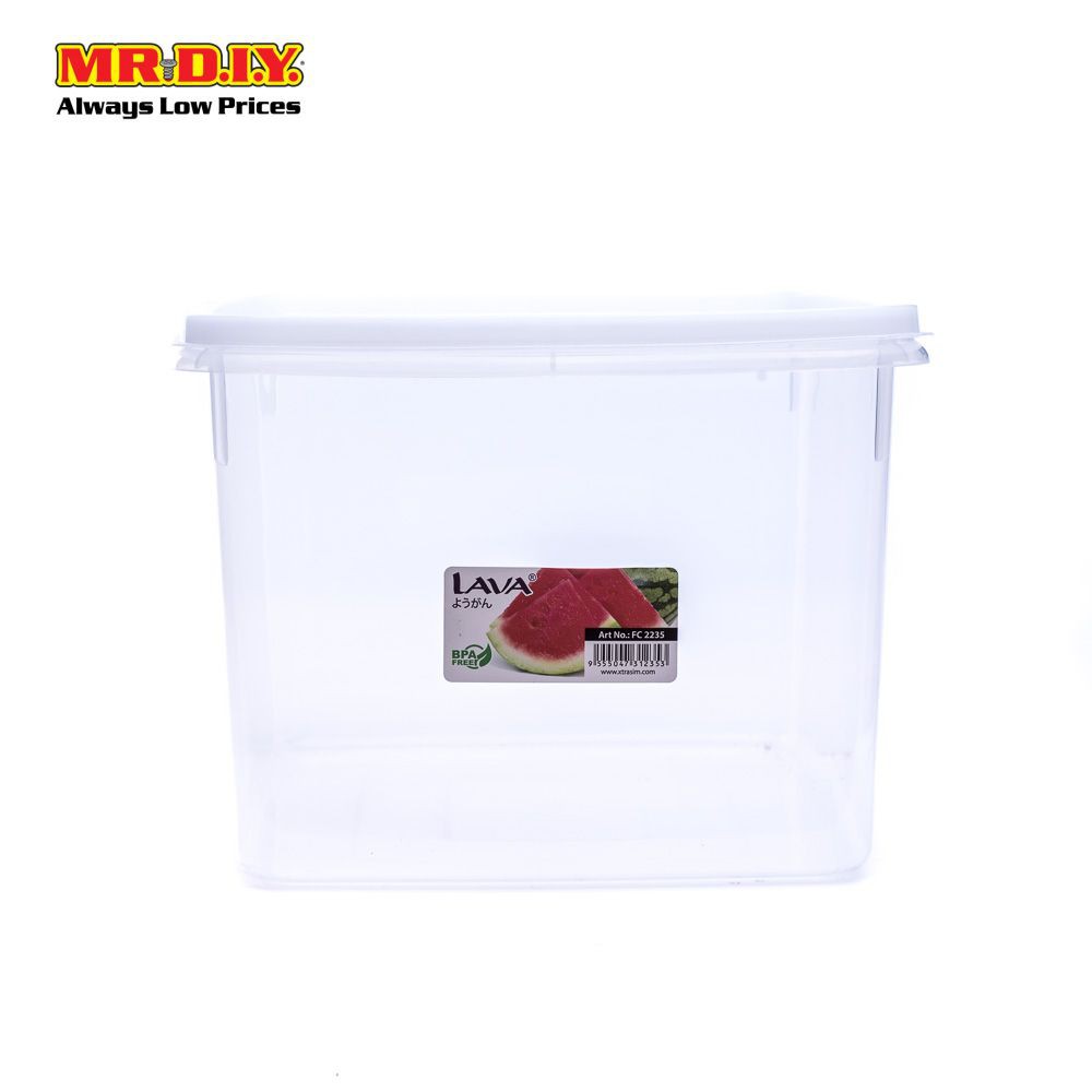 LAVA Plastic Food Container with Lid (13L) | Shopee Malaysia