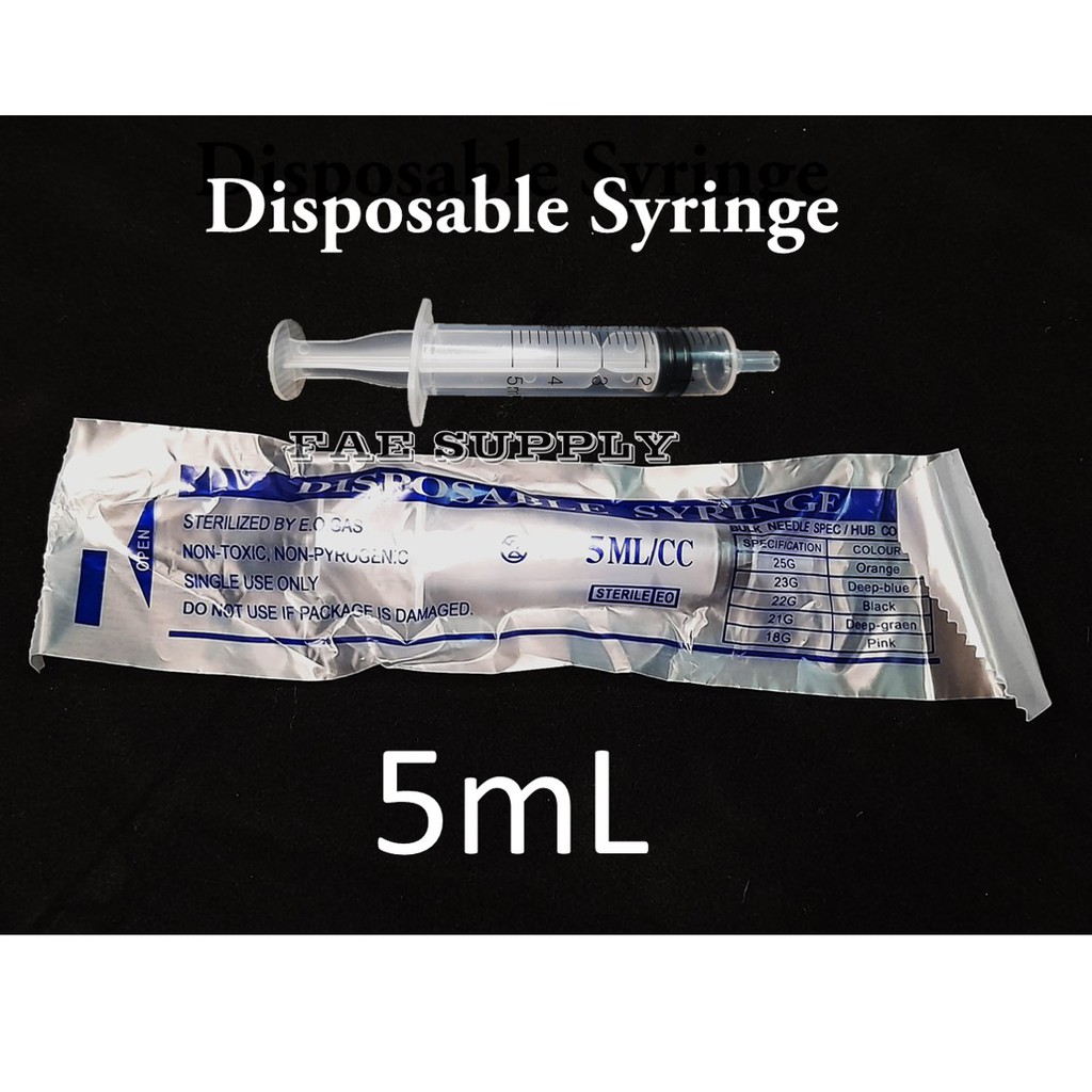 Picagari Syringe Luer Slip 1 5 10 12 20 30 50 60 ml cc individual pack sterilized feeding ...