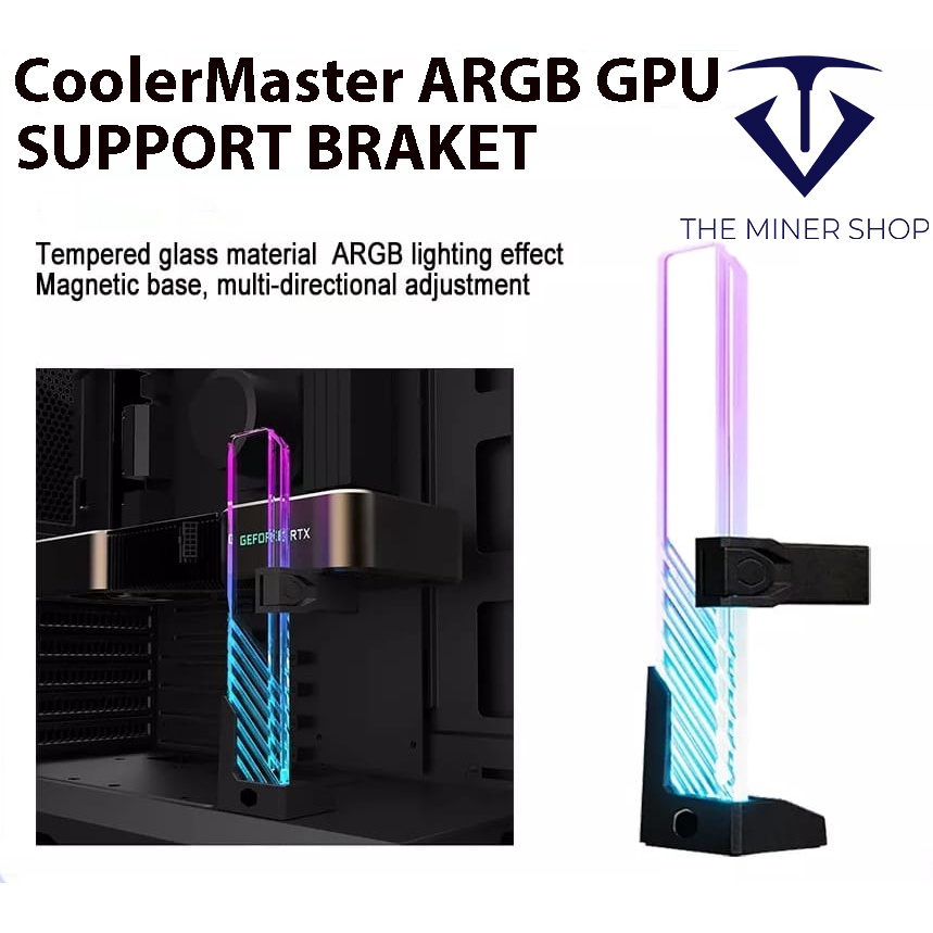 Cooler Master ARGB GPU Holder Support Bracket MCA-U000R-GSBTG-00 ...