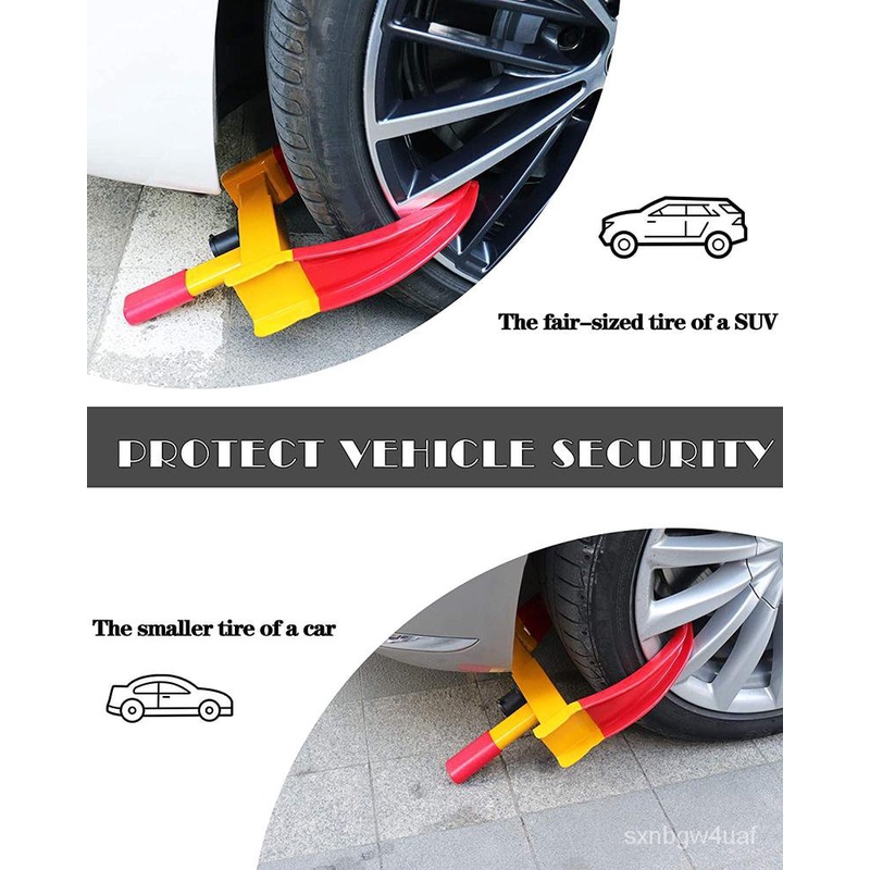 Universal Wheel Lock Heavy Duty Security Trailer Wheel Lock Tires Anti ...