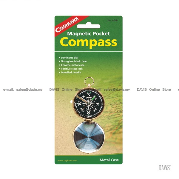 COGHLAN's - Pocket Compass - Magnetic - 8048 - Original | Shopee Malaysia