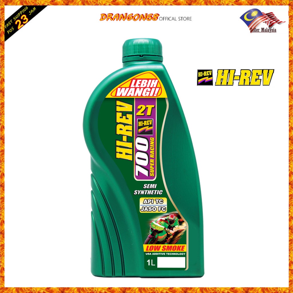 HI-REV 2T 700 SUPER RACING SEMI SYNTHETIC 🔥(100% ORIGINAL)🔥READY STOCK ...
